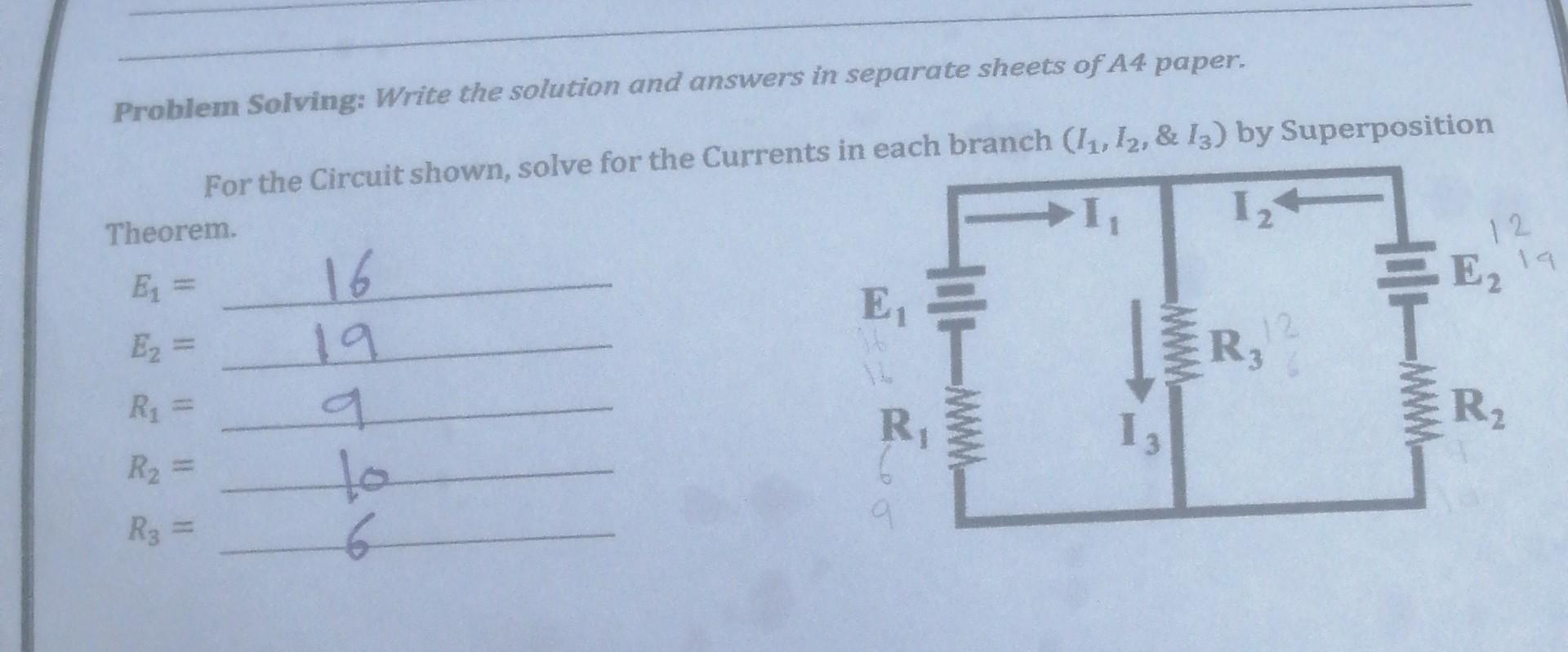 Solved Problem Solving: Write the solution and answers in | Chegg.com