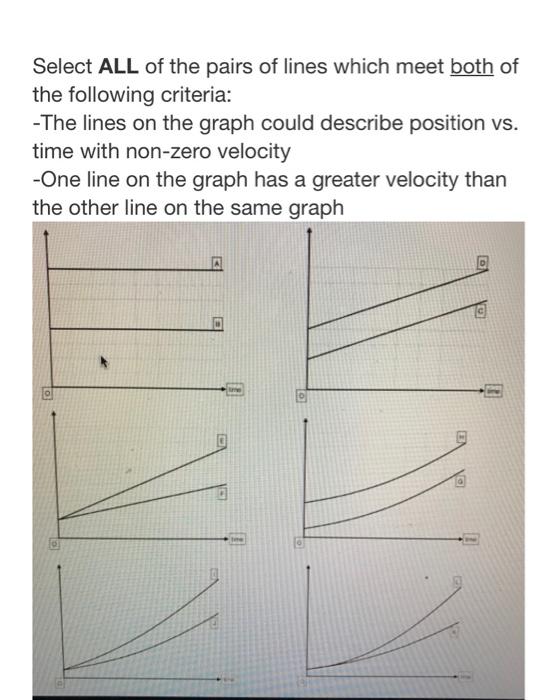 Solved Select ALL of the pairs of lines which meet both of | Chegg.com