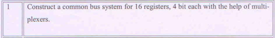 Solved Construct a common bus system for 16 registers, 4 bit | Chegg.com