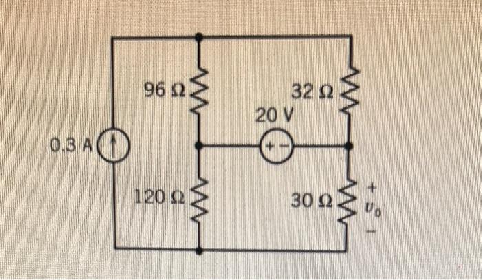 Solved determine voltage if current source is powered off | Chegg.com