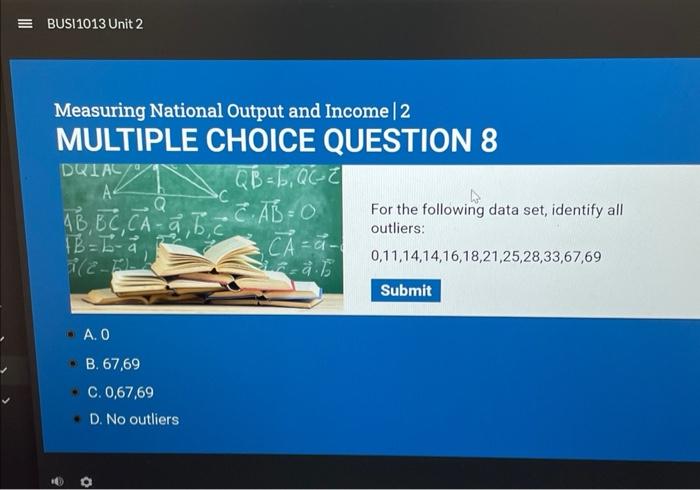 Solved For the following data set, identify all outliers: | Chegg.com