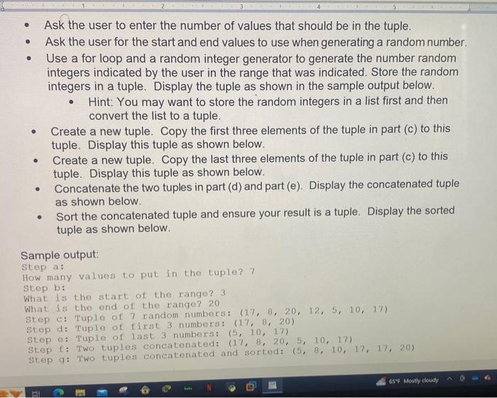 Solved - Ask the user to enter the number of values that | Chegg.com