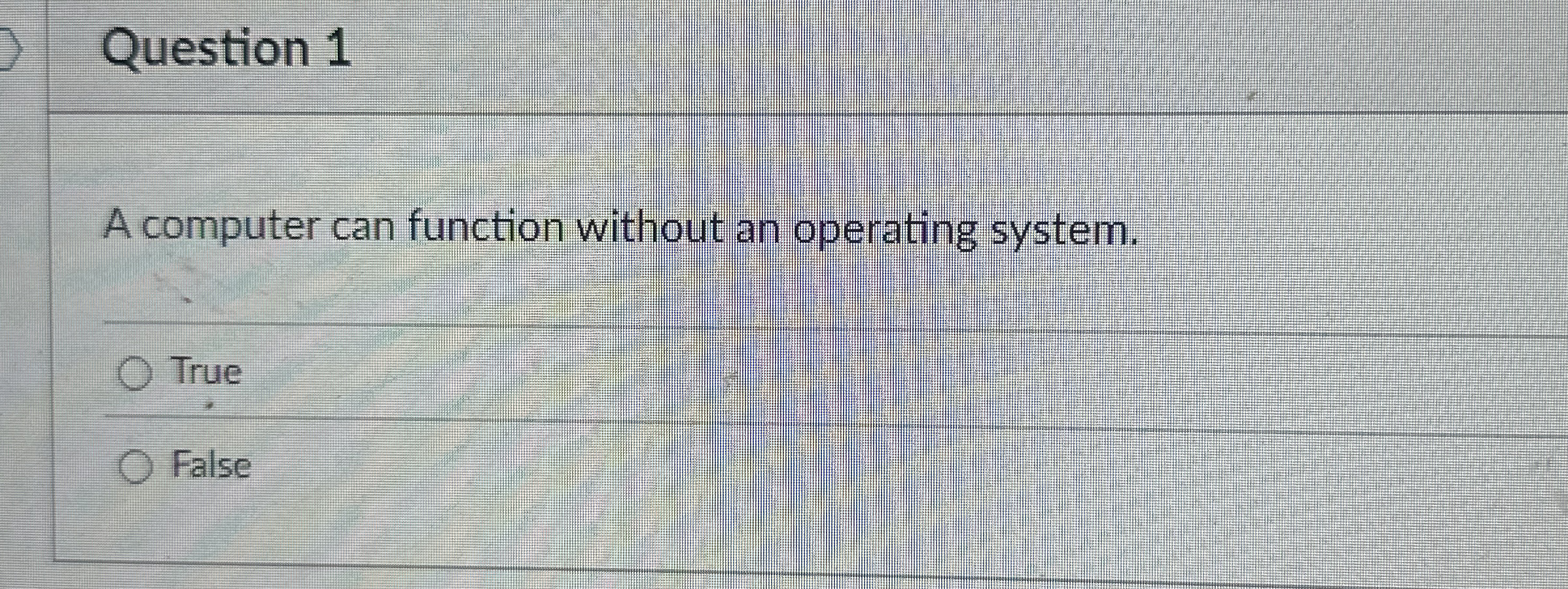 Solved Question 1A computer can function without an | Chegg.com