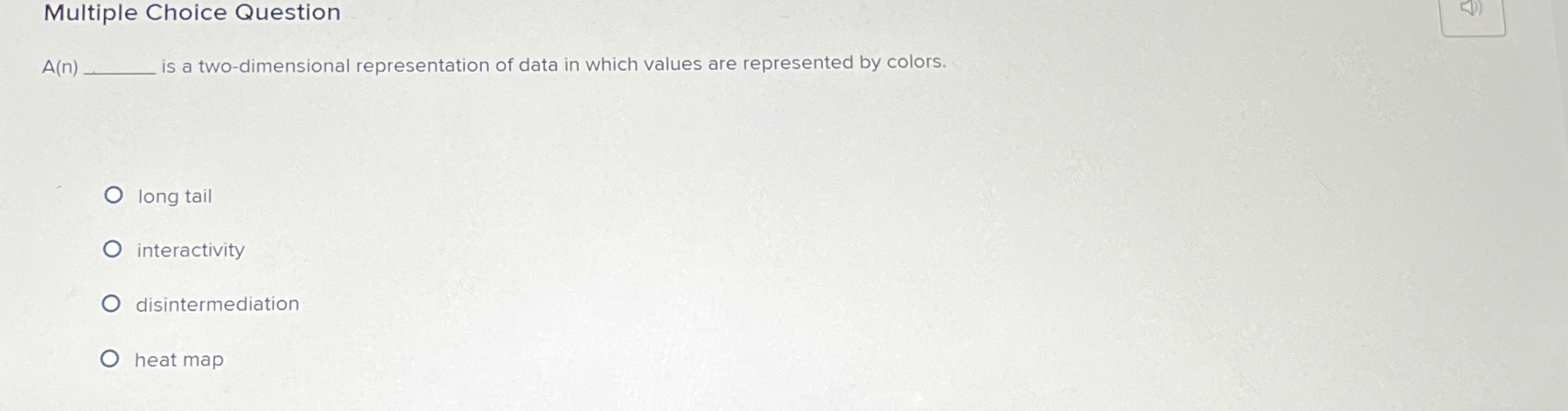 Solved Multiple Choice QuestionA(n) ﻿is a two-dimensional | Chegg.com