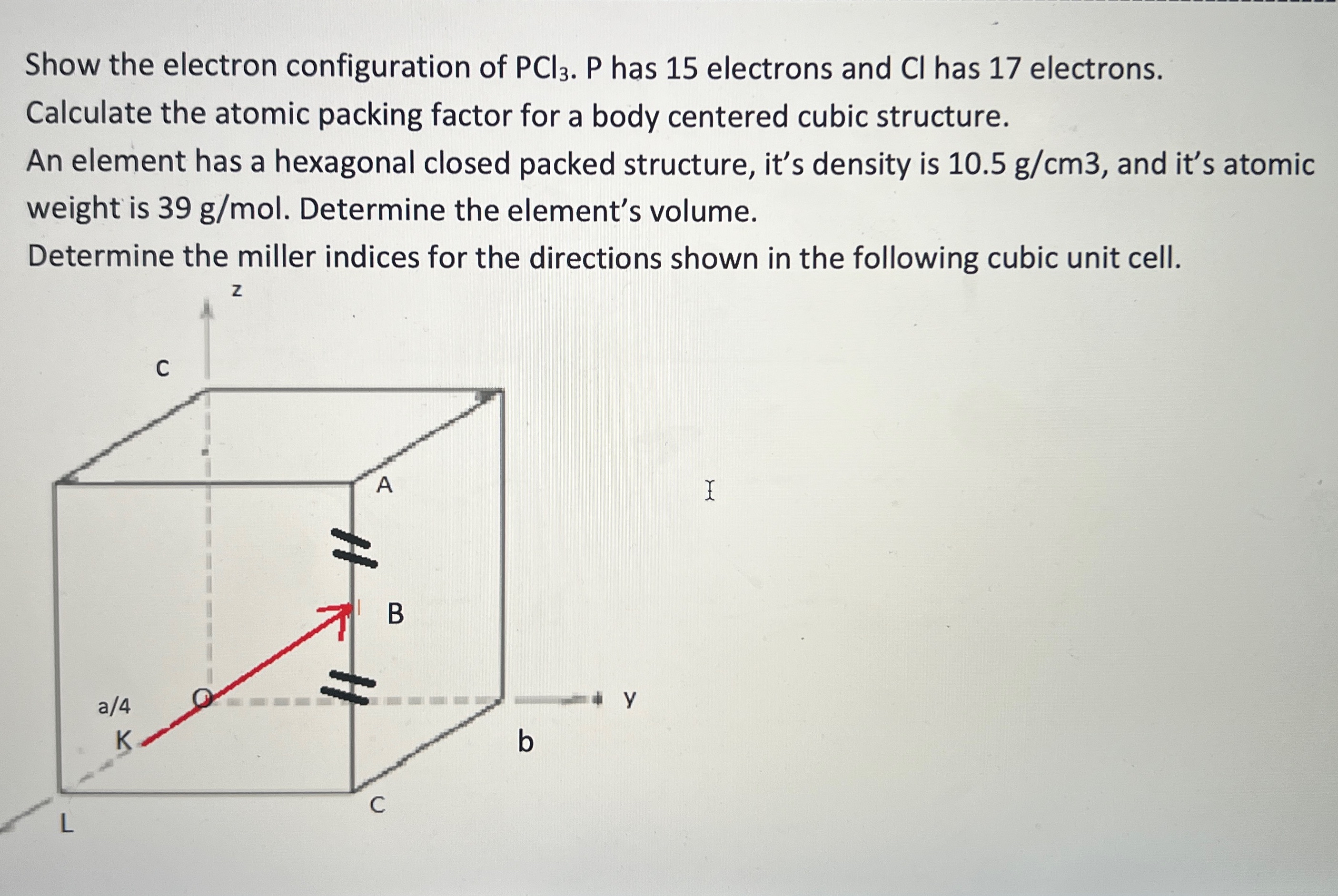 Solved Show the electron configuration of PCl3. P ﻿has 15 | Chegg.com
