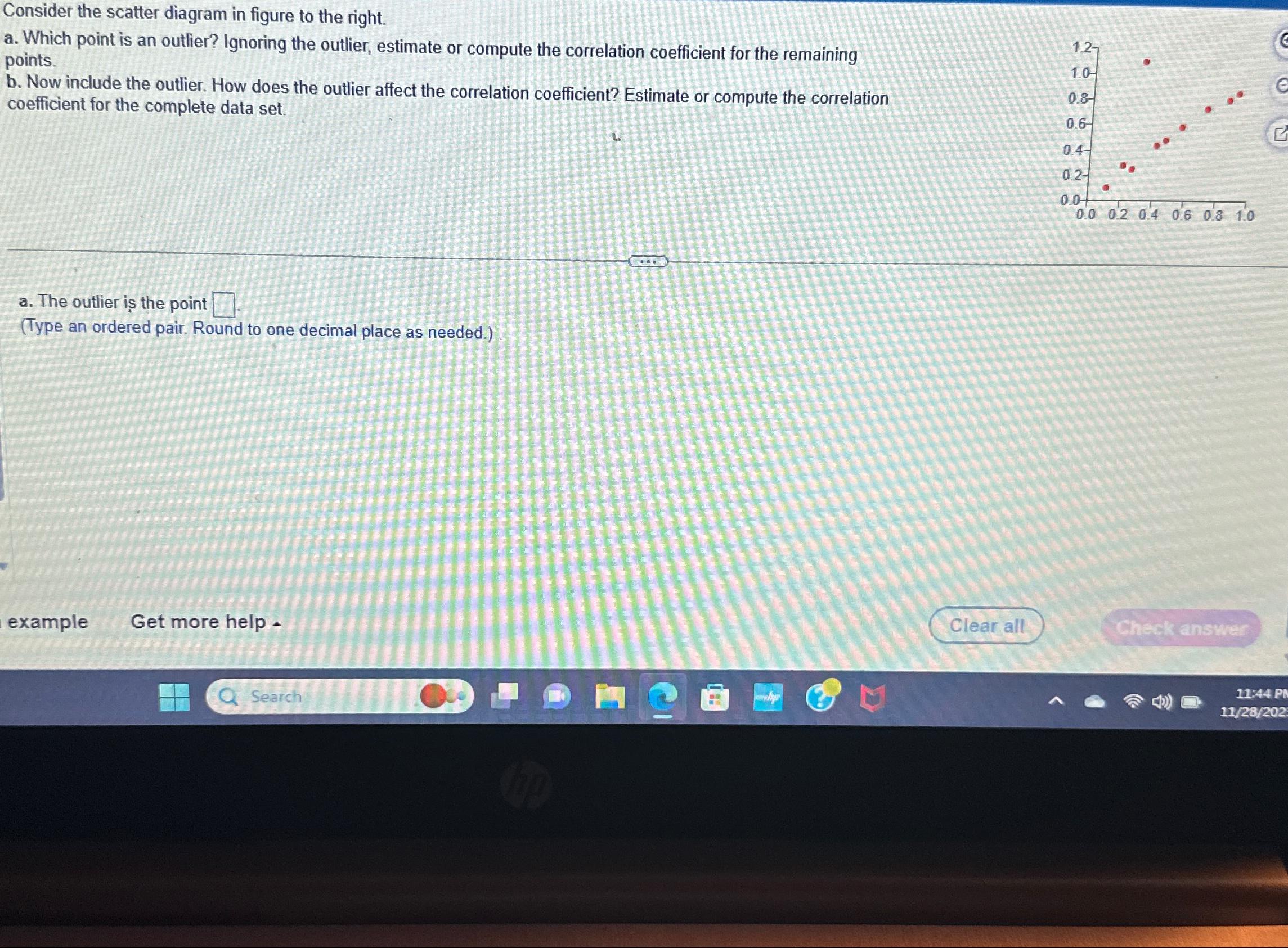 Solved Consider the scatter diagram in figure to the | Chegg.com