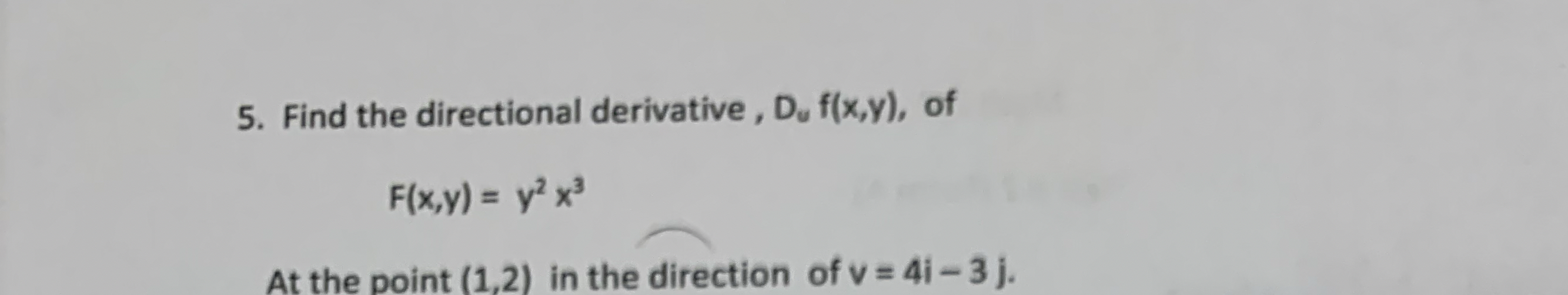 Solved Find the directional derivative, Duf(x,y), | Chegg.com