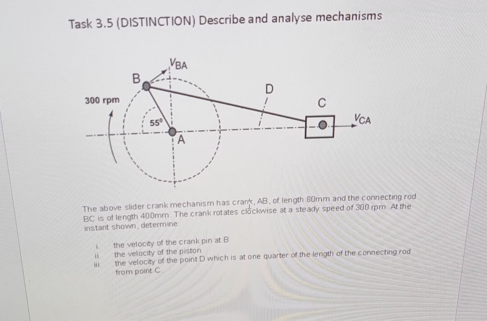 Solved Task 3.5 (DISTINCTION) Describe and analyse | Chegg.com