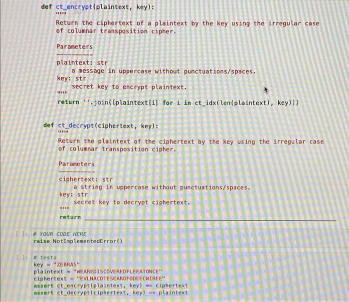 Solved Challenge Another symmetric key cipher is columnar | Chegg.com