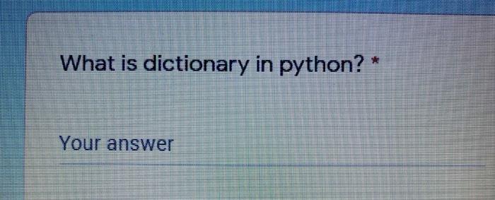 Solved What Is The Difference Between Dictionary And List