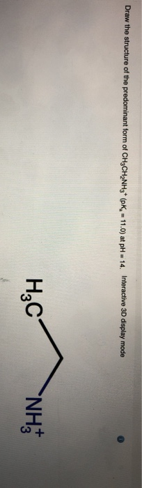 Solved Draw the structure of the predominant form of | Chegg.com