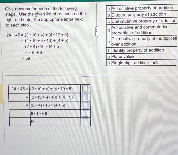 Solved Give reasons for each of the following steps. Use the | Chegg.com