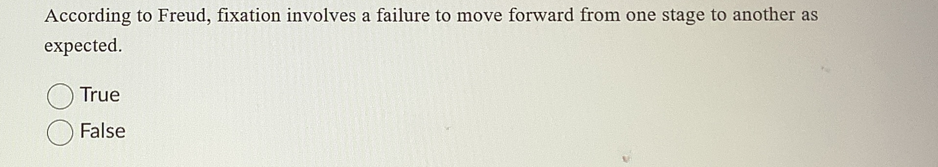 Solved According to Freud, fixation involves a failure to | Chegg.com