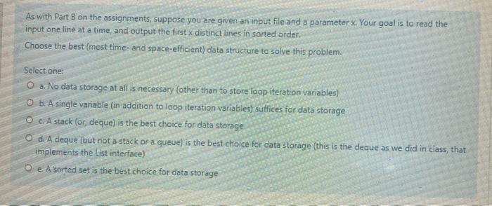 Solved As with Part B on the assignments, suppose you are | Chegg.com