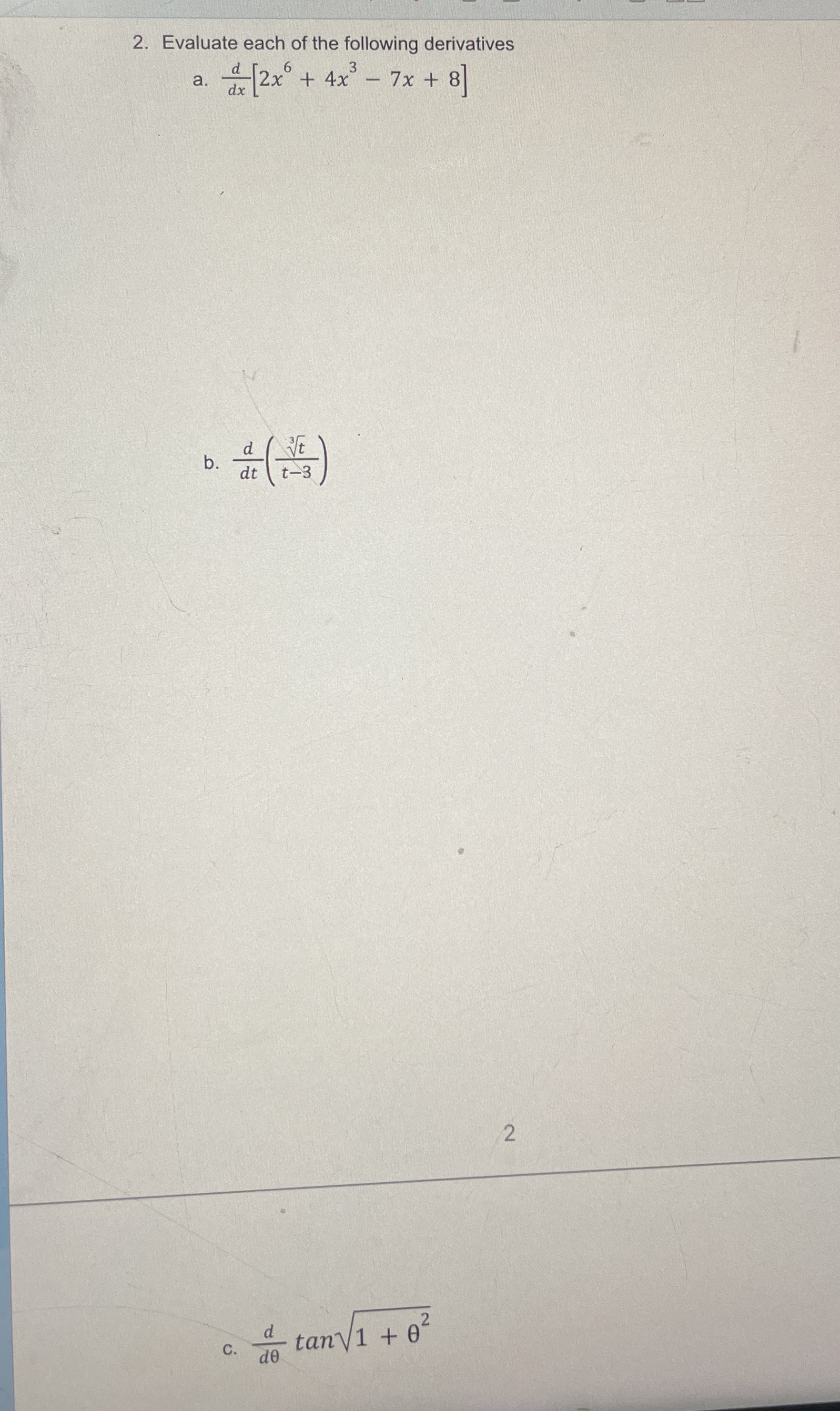 Solved Evaluate each of the following | Chegg.com