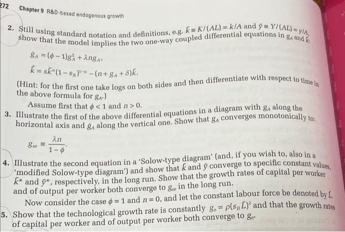 2. Still using standard notation and definitions, | Chegg.com
