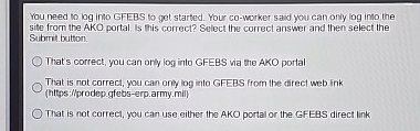 Solved You need to log ﻿inno GFEBS to get started. Your | Chegg.com