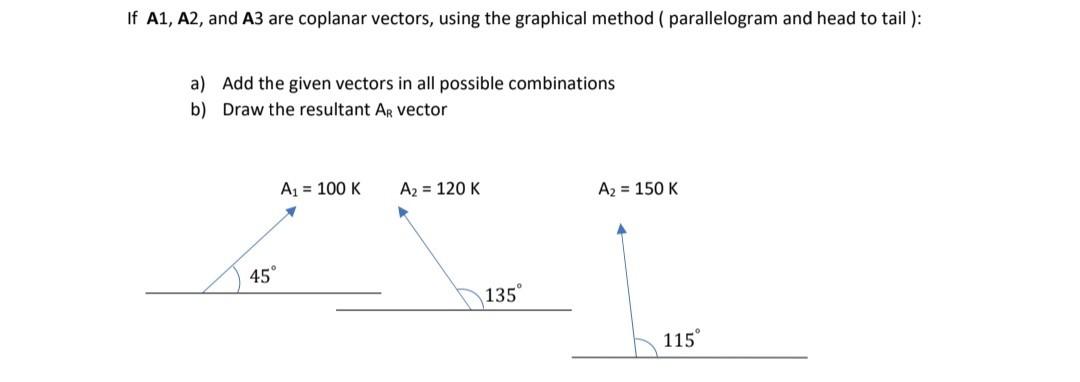 Solved If A1,A2, and A3 are coplanar vectors, using the | Chegg.com