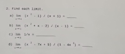 Solved Find each | Chegg.com