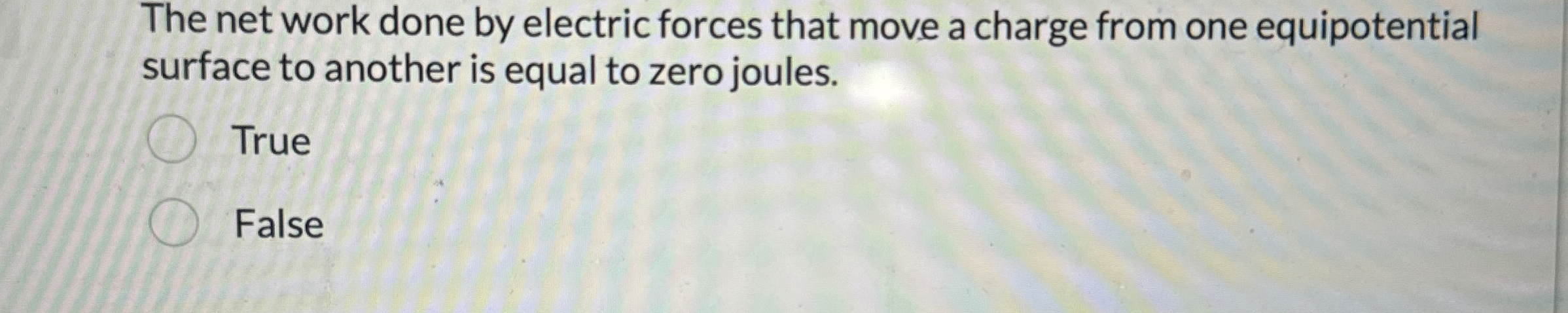 Solved The net work done by electric forces that move a | Chegg.com