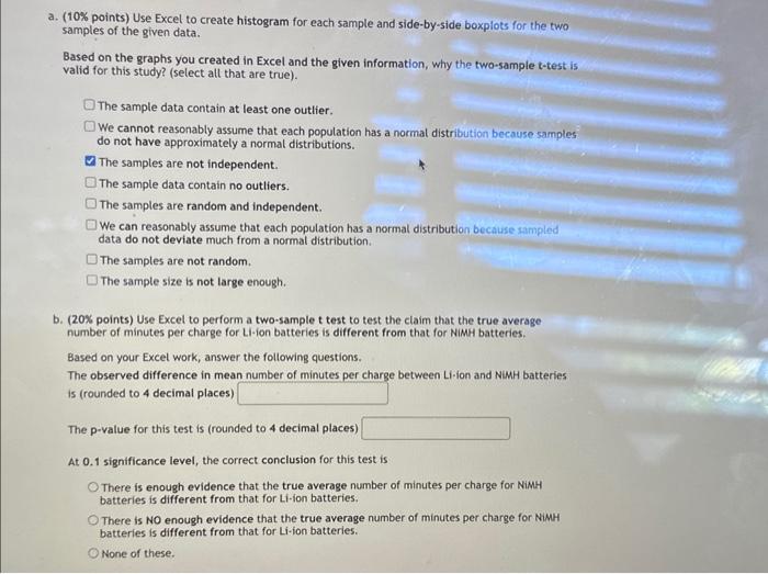 Solved Two-Sample t-Test and Confidence Interval The | Chegg.com