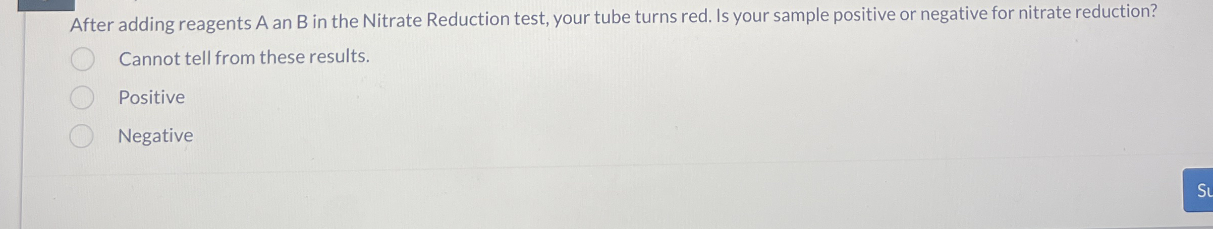 High Quality SOLUTION After adding reagents A ﻿an B ﻿in the Nitrate ...