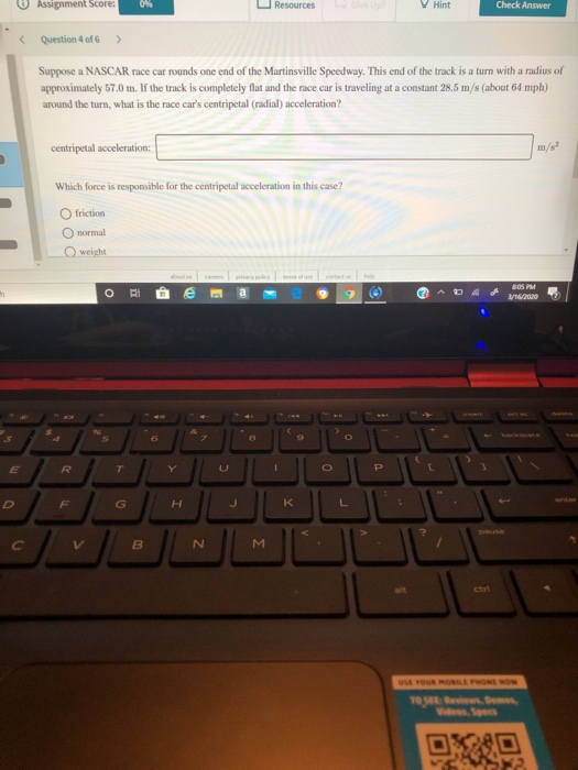 Solved Assignment scores Resources Hint Check Answer | Chegg.com