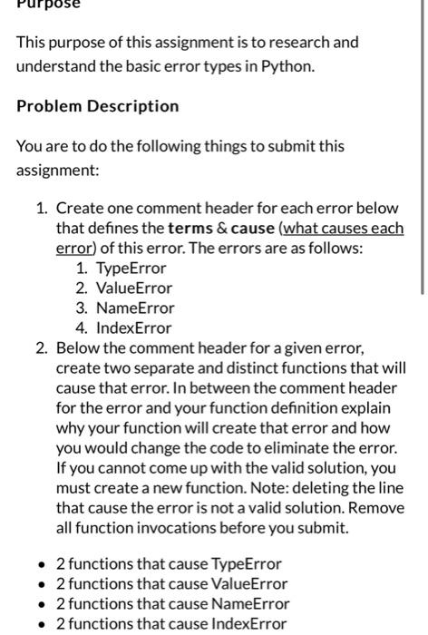 Solved This purpose of this assignment is to research and | Chegg.com