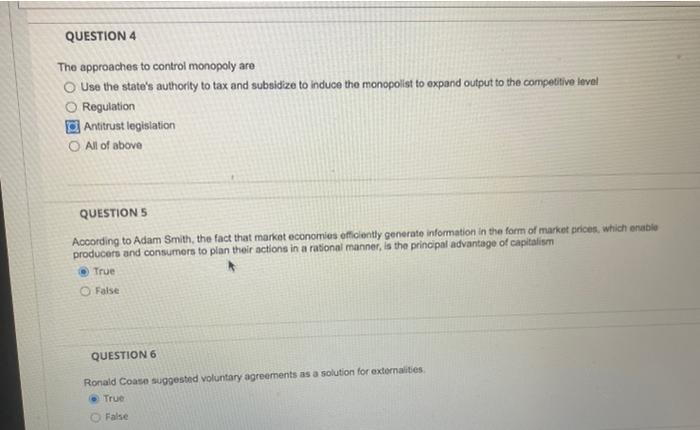 Solved The approaches to control monopoly are Use the | Chegg.com