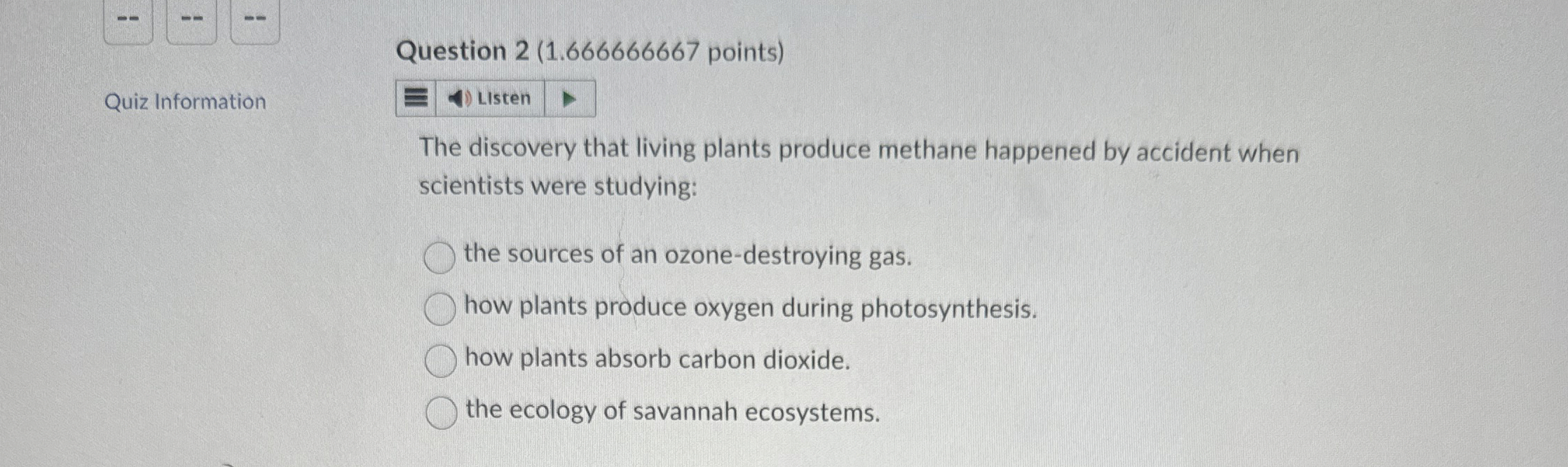 Solved Question 2 ( 1.666666667 ﻿points)The discovery that | Chegg.com
