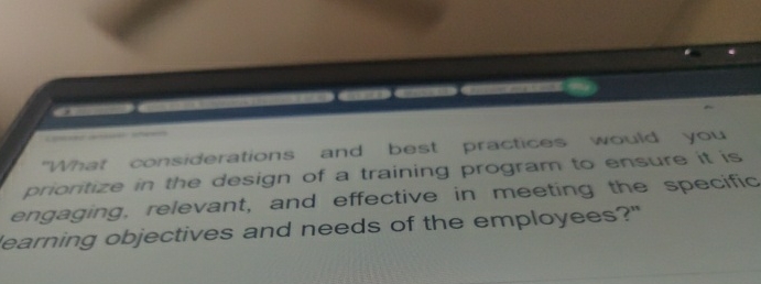 Solved What considerations and best practices would you | Chegg.com