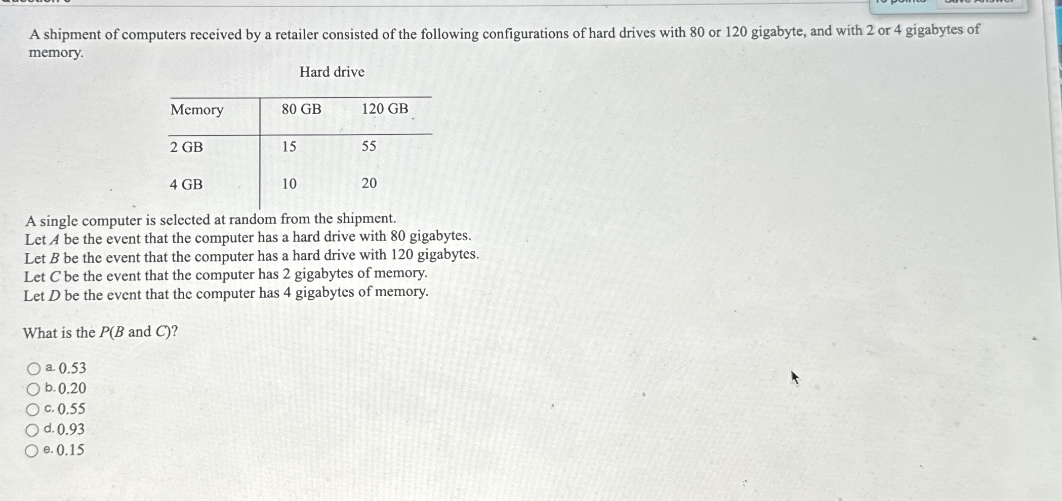 Solved A shipment of computers received by a retailer | Chegg.com