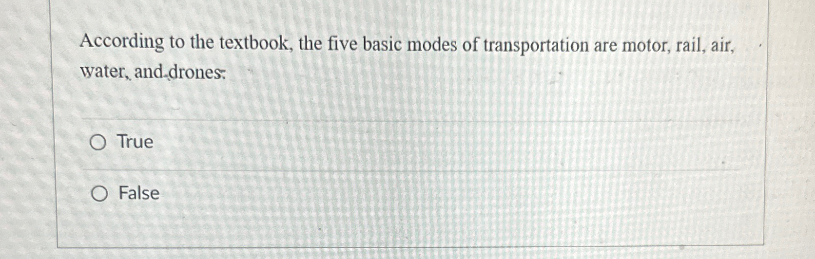Solved According to the textbook, the five basic modes of | Chegg.com