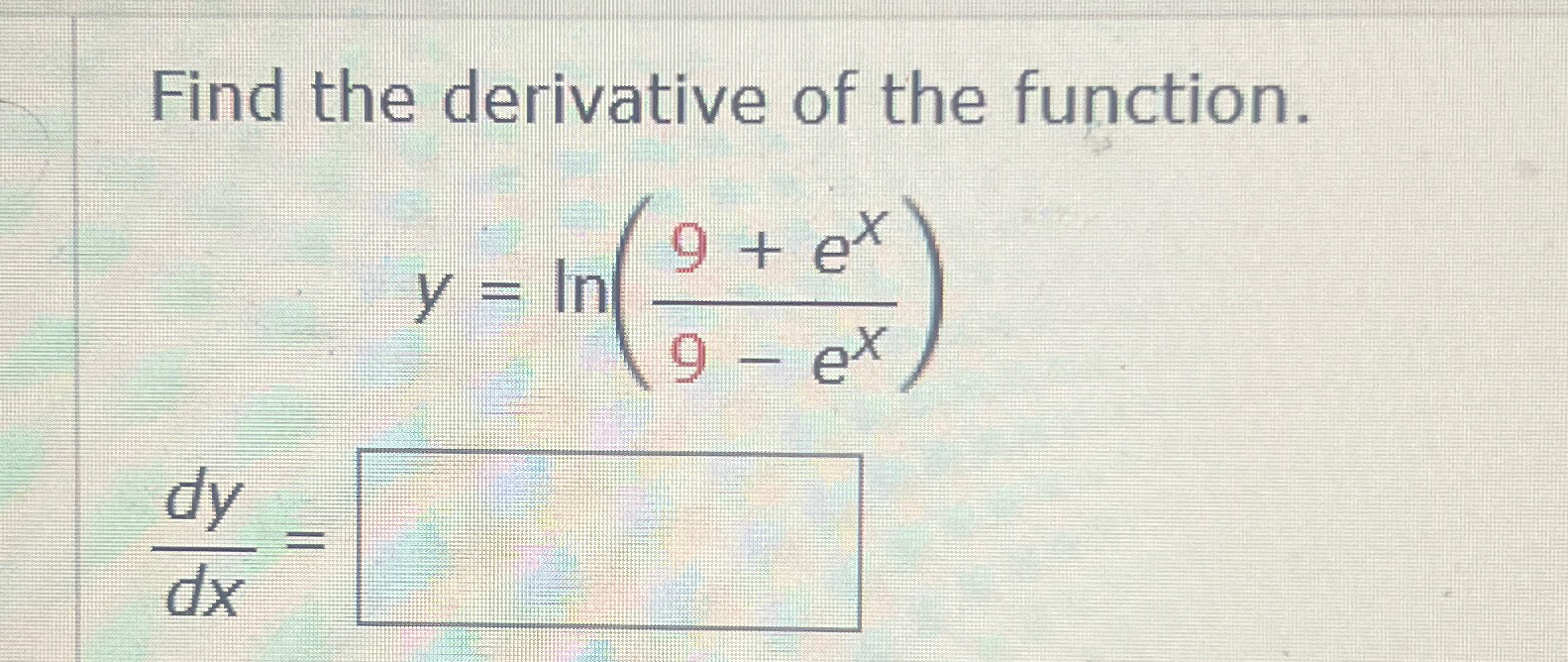 Solved Find the derivative of the | Chegg.com