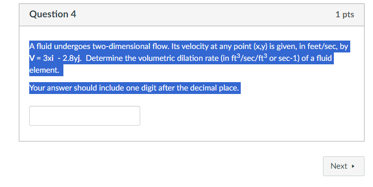 Solved Question 4A fluid undergoes two-dimensional flow. Its | Chegg.com