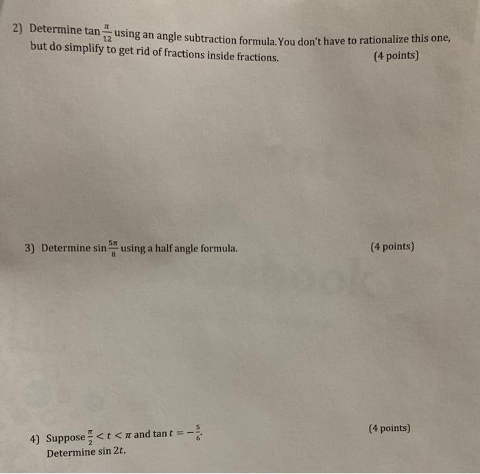 Solved 1) Simplify each of the following, Bach answer should | Chegg.com