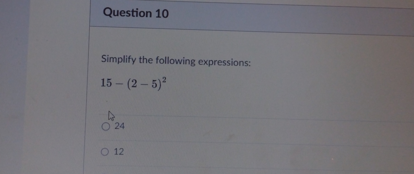 Solved Question 10Simplify the following | Chegg.com