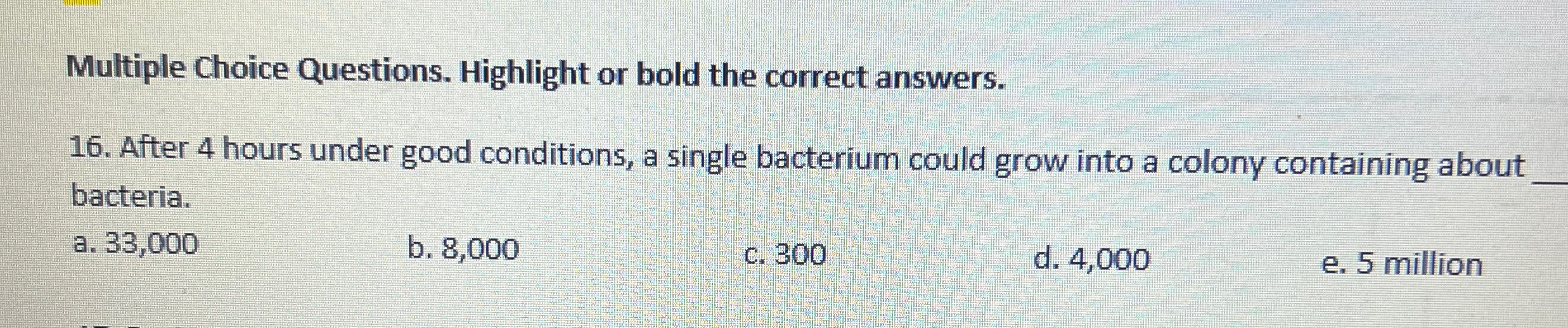 Solved Multiple Choice Questions. Highlight or bold the | Chegg.com