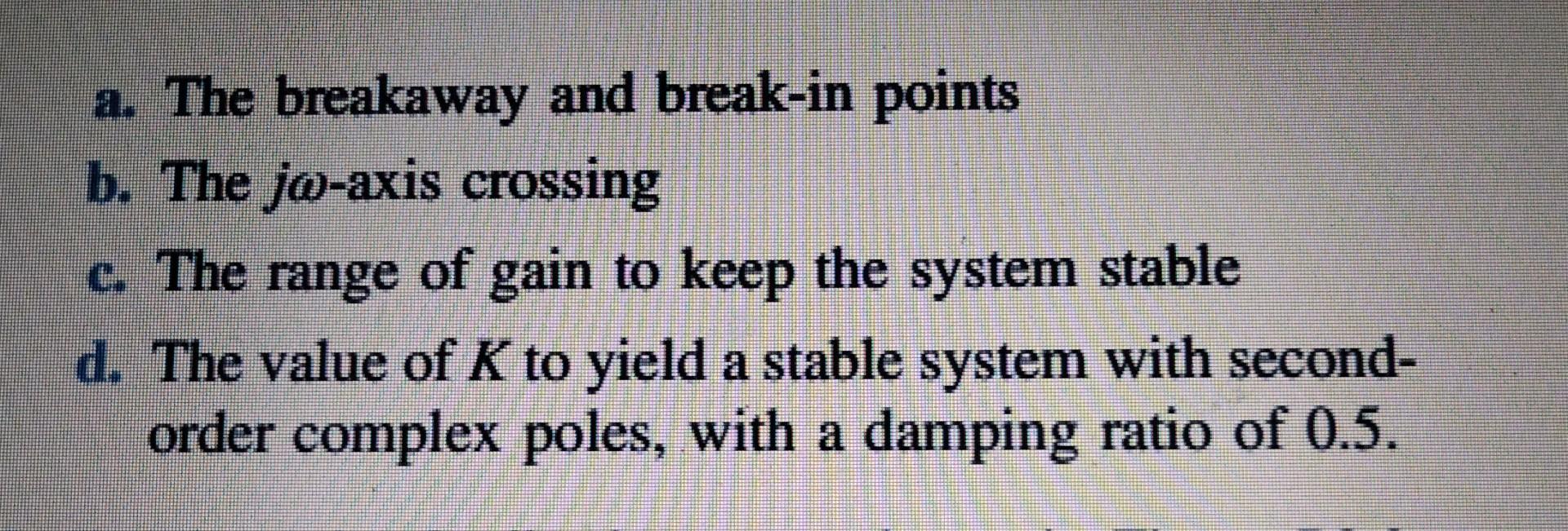 Solved For the unity feedback system of Figure P8.3, where | Chegg.com