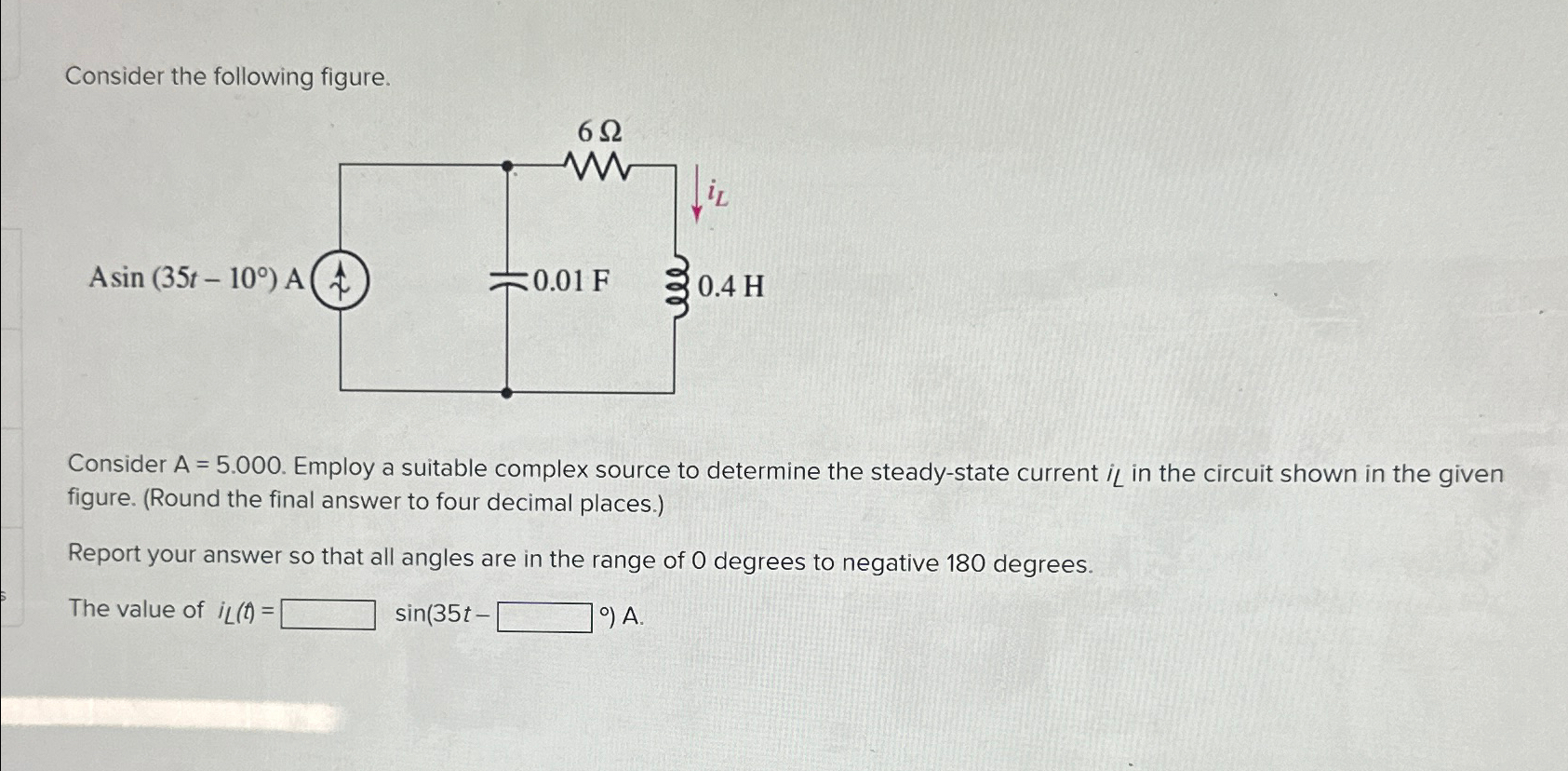 Solved Consider the following figure.Consider A=5.000. | Chegg.com