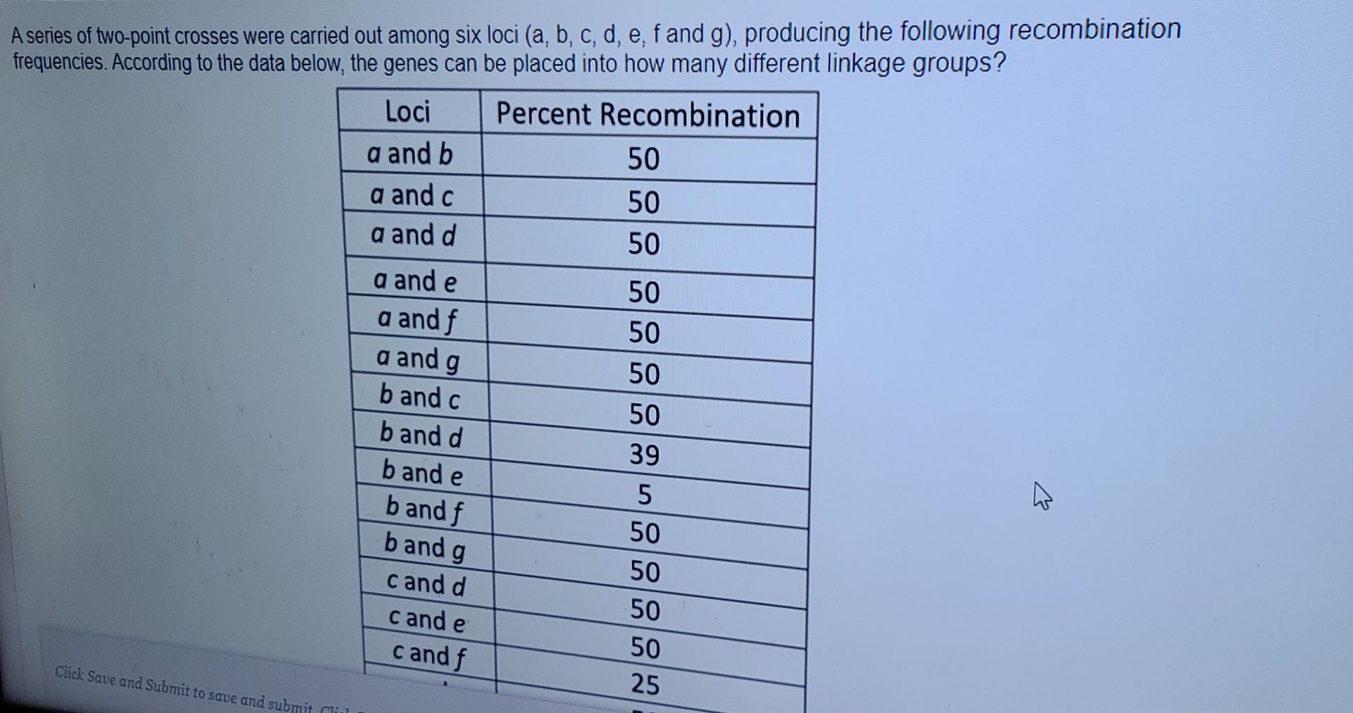 Solved A series of two-point crosses were carried out among | Chegg.com