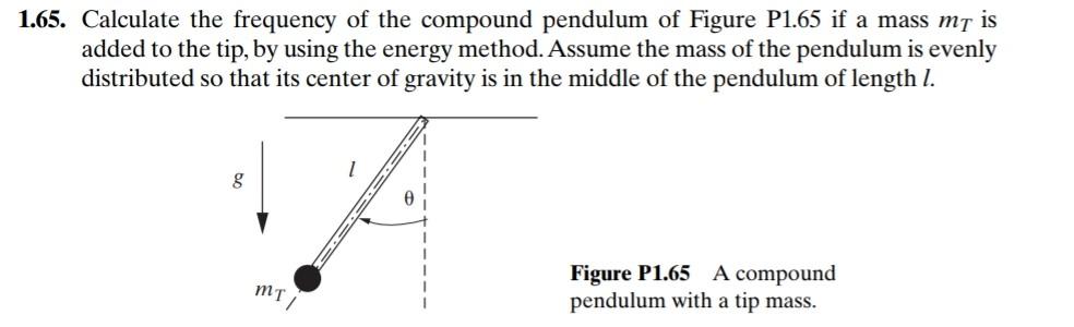 Solved 1.65. Calculate the frequency of the compound | Chegg.com