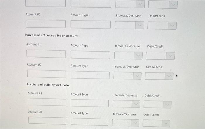 Solved Review the transactions and determine the accounts, | Chegg.com