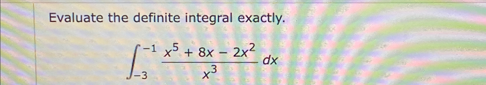Solved Evaluate the definite integral | Chegg.com