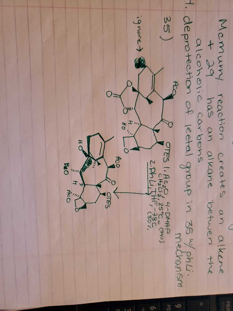 Solved propose a mechanism for the deprotection of metal | Chegg.com