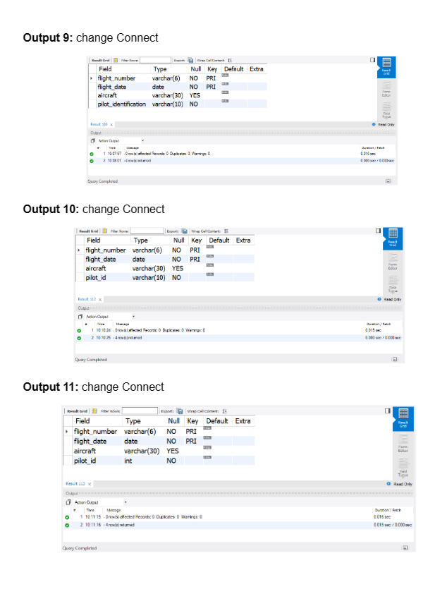 Solved Output 9: change ConnectOutput 10: change | Chegg.com