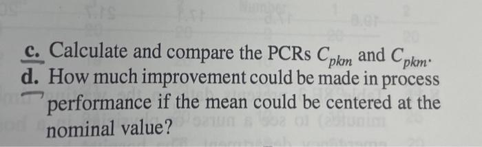 I am having trouble calculating (d). i have seen 2 | Chegg.com
