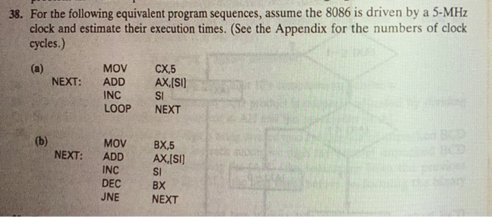 Solved 38. For the following equivalent program sequences, | Chegg.com