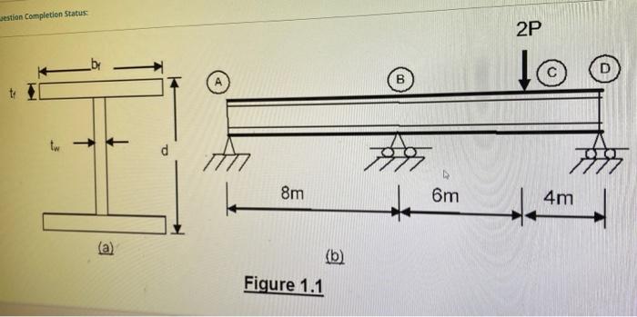 Solved QUESTION 2 Determine the effective section modulus. | Chegg.com