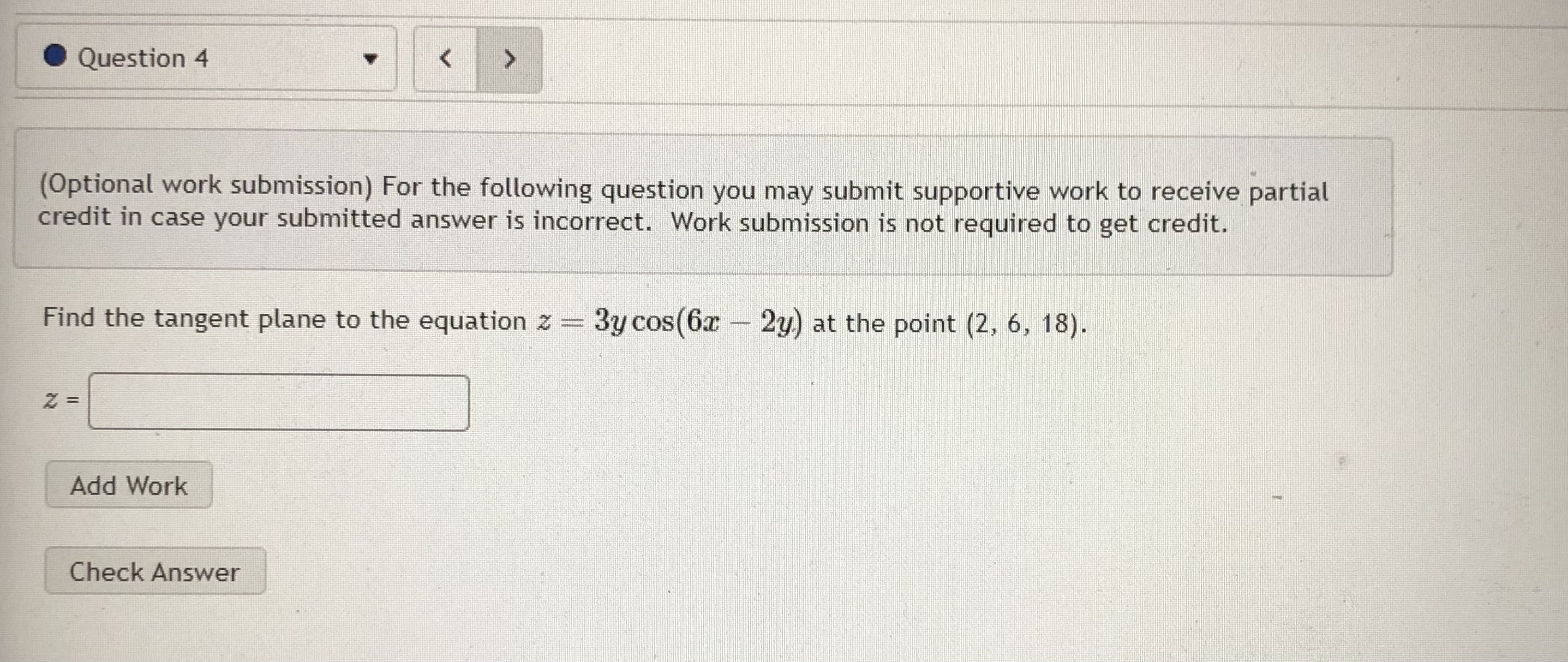 Solved Question 4(Optional work submission) ﻿For the | Chegg.com